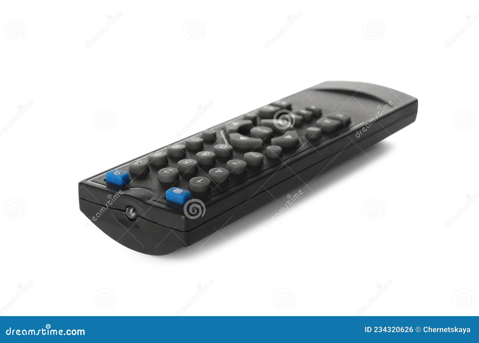 Modern Tv Remote Control Isolated on White Stock Photo - Image of ...