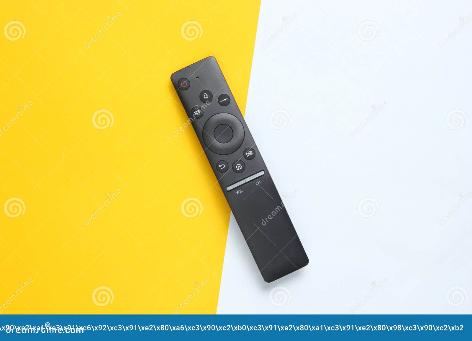 Modern TV remote control stock photo. Image of studio - 135522892