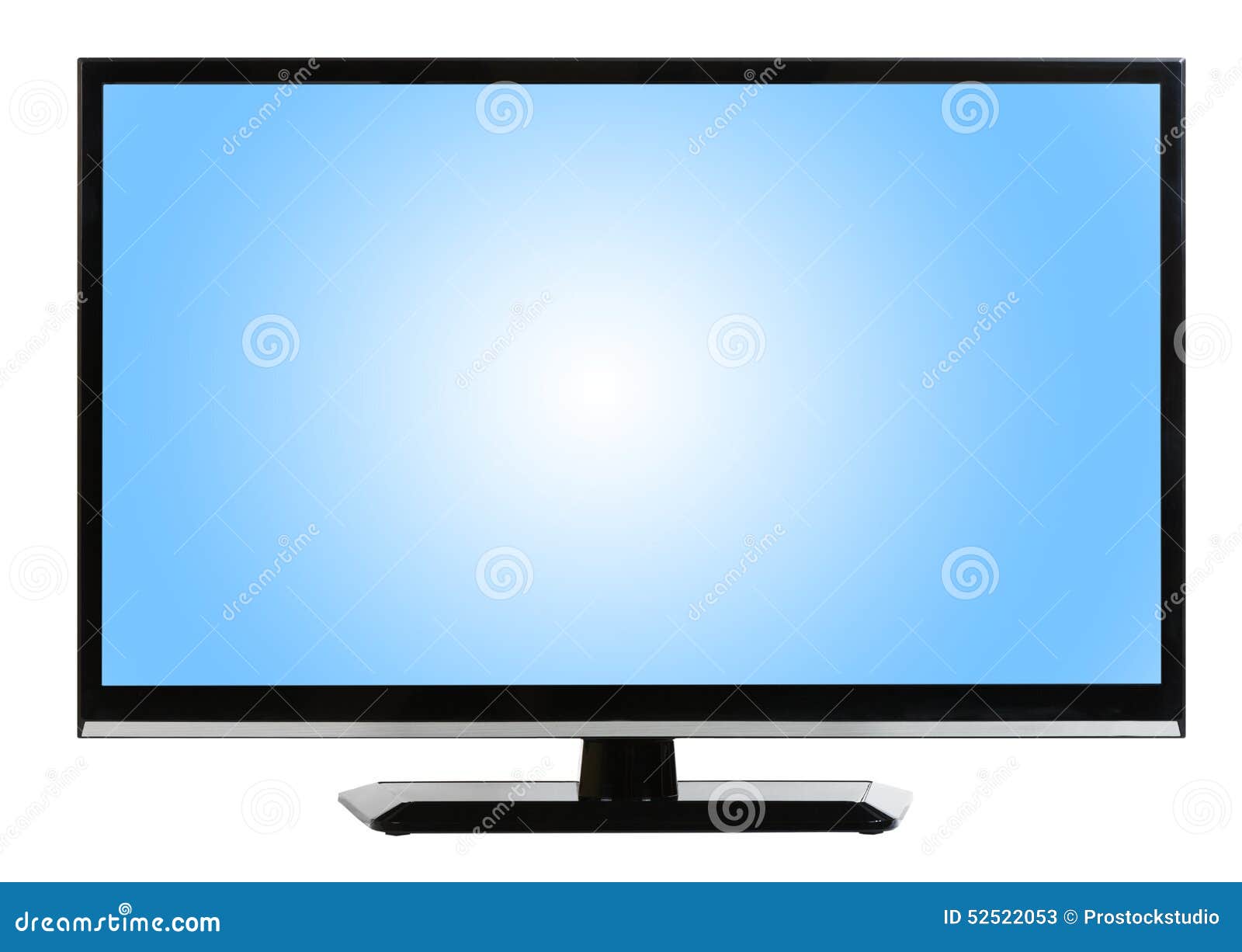 Modern TV Set Isolated At White Background Royalty-Free Stock Photo ...