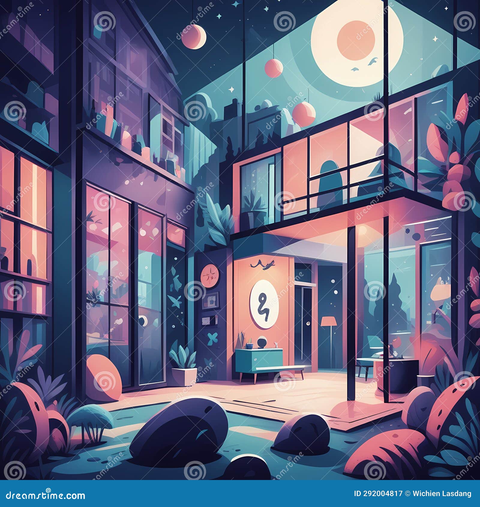 A Modern Twist Each Day is Presented with a Contemporary Theme Stock ...