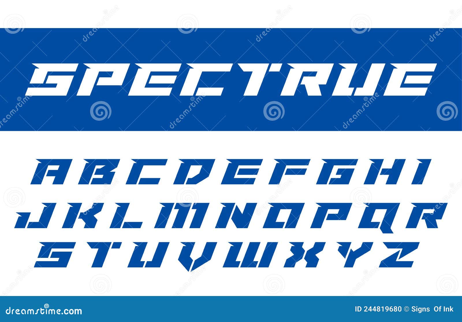 Speed Techno Font Fast Futuristic Icon Stock Vector - Illustration of ...