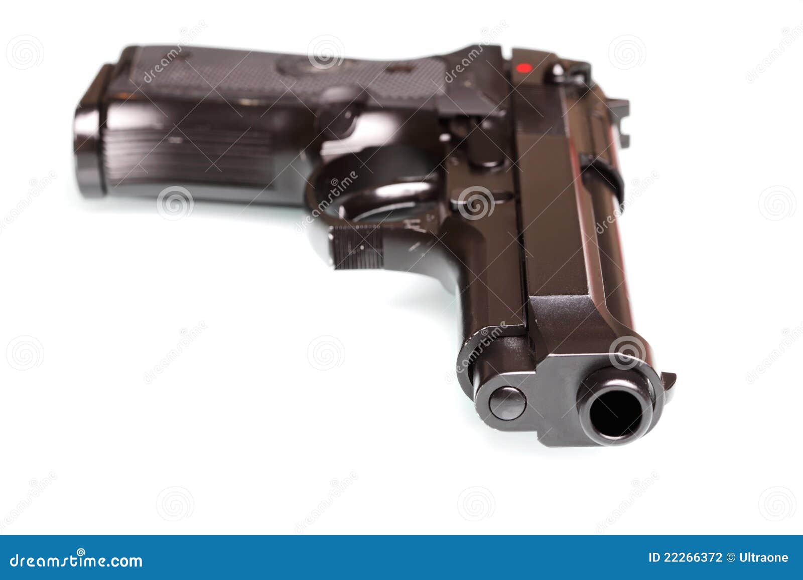 Modern U.S. Army Handgun M9. Stock Photo - Image of equipment, white ...