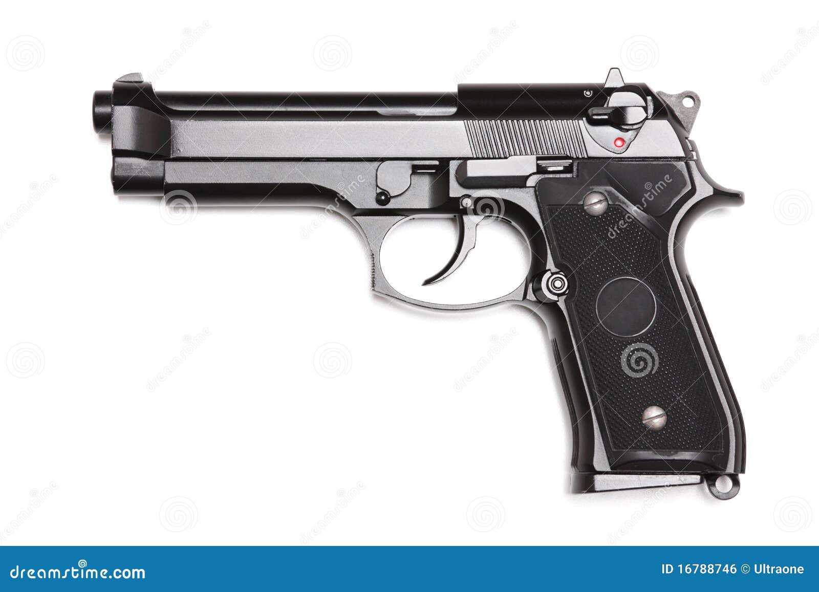 Modern U.S. Army M9 Handgun. Stock Photo - Image of black, beretta ...