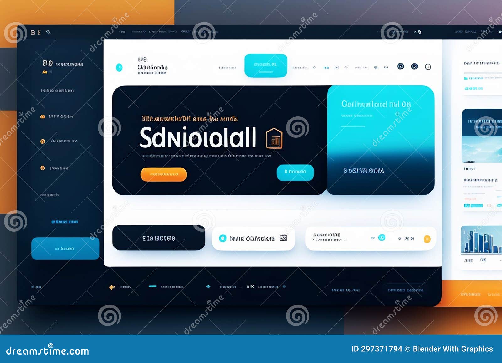 Modern Ui Code School Online E-learning Stock Illustration ...
