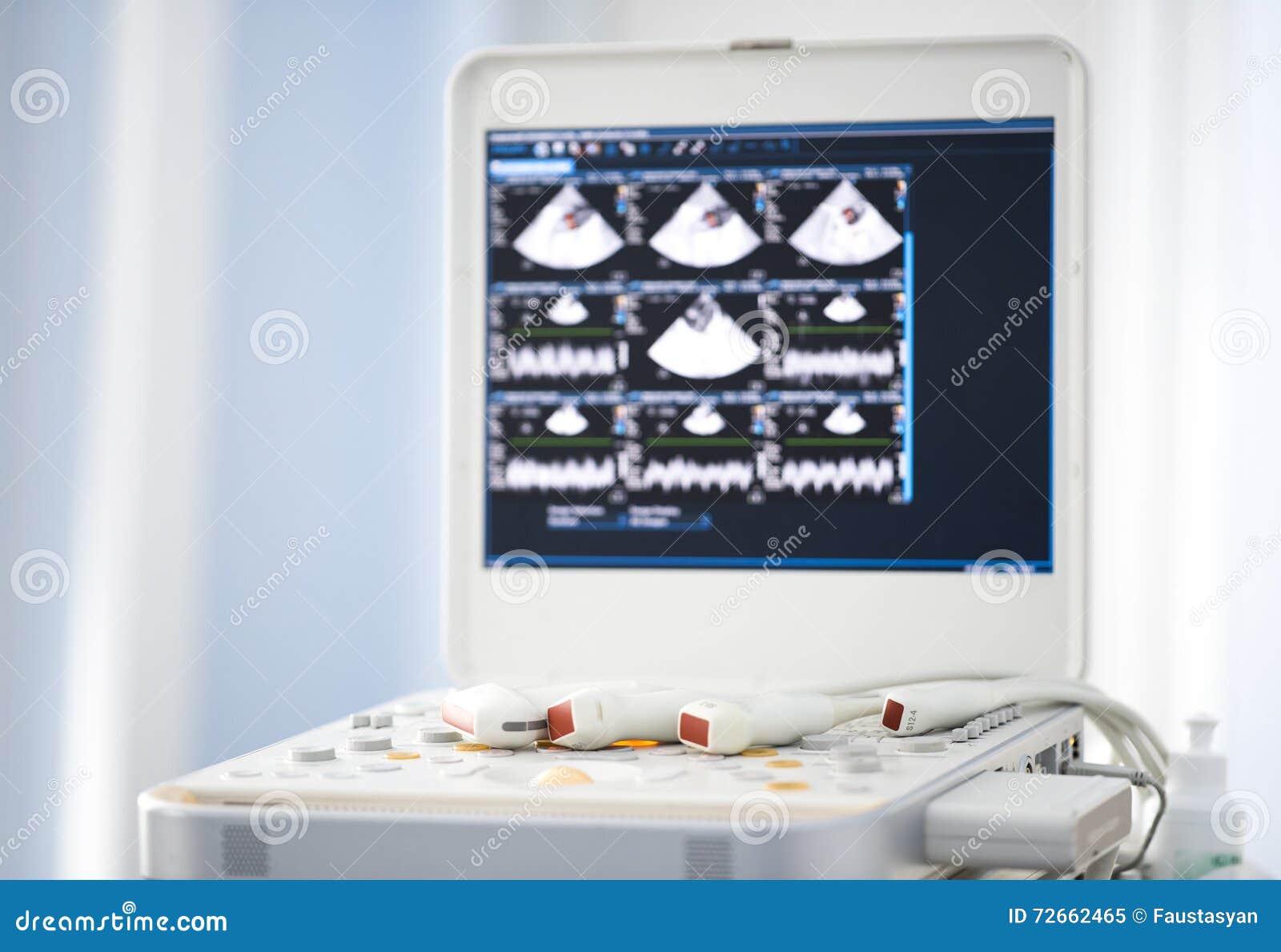 Modern ultrasound machine stock image. Image of diagnostic - 72662465
