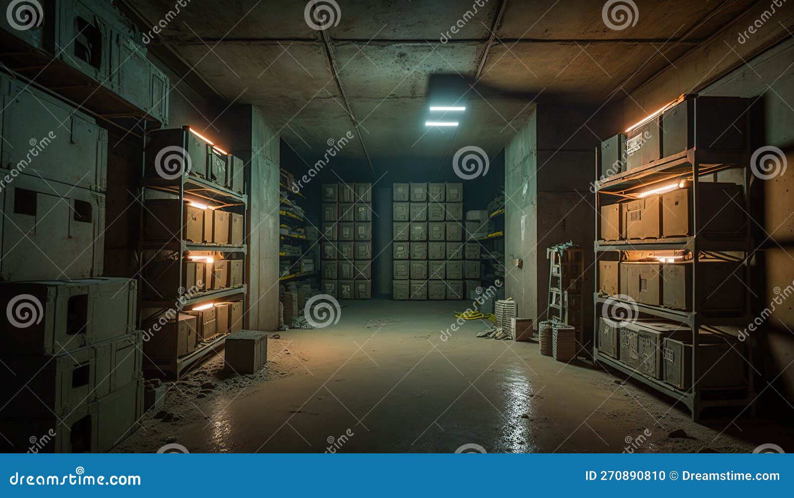 A Modern and Underground Bunker for Maximum Security with Supplies ...