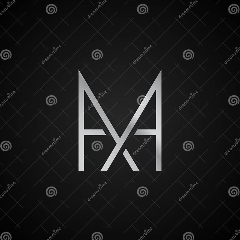 Modern Unique AA Initial Letter Elegant Logo Template Vector Creative ...