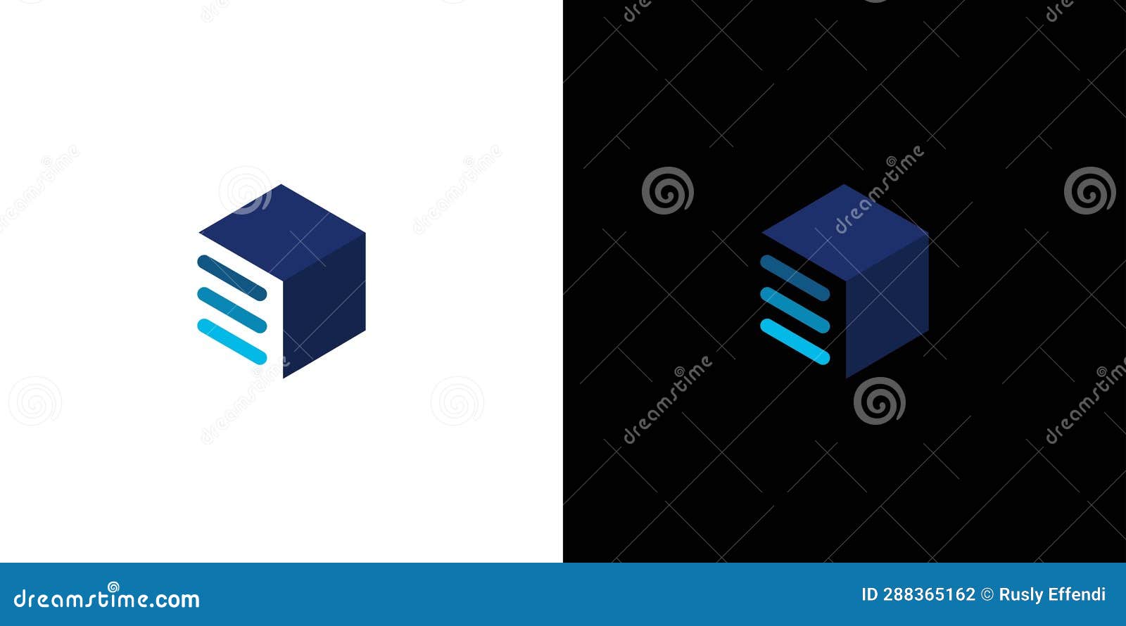 Modern and Unique Battery Box Logo Design Stock Illustration ...