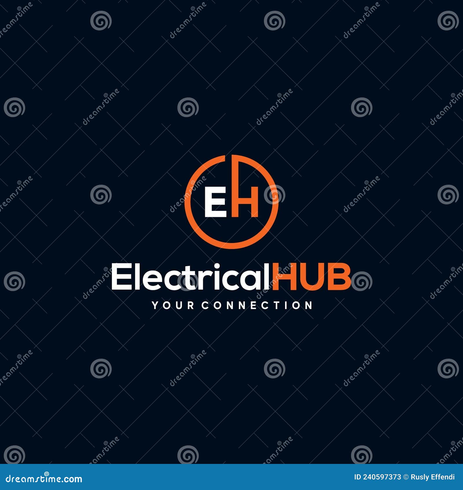 Modern and Unique Electric Company Logo Design #1 Stock Vector ...