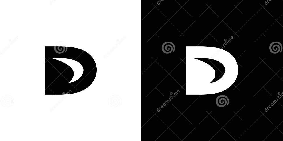 Modern and Unique D Logo Design Stock Vector - Illustration of alphabet ...