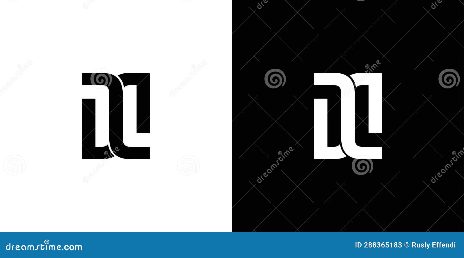 Modern and Unique DC Logo Design Stock Vector - Illustration of vector ...