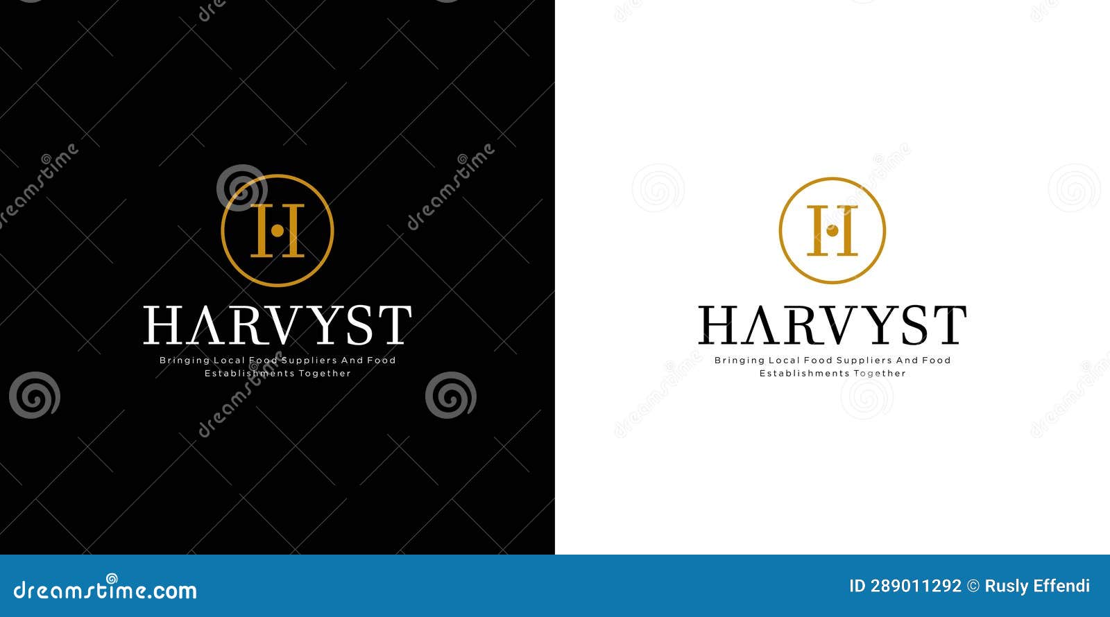 Modern and Unique H Logo Design Stock Illustration - Illustration of ...