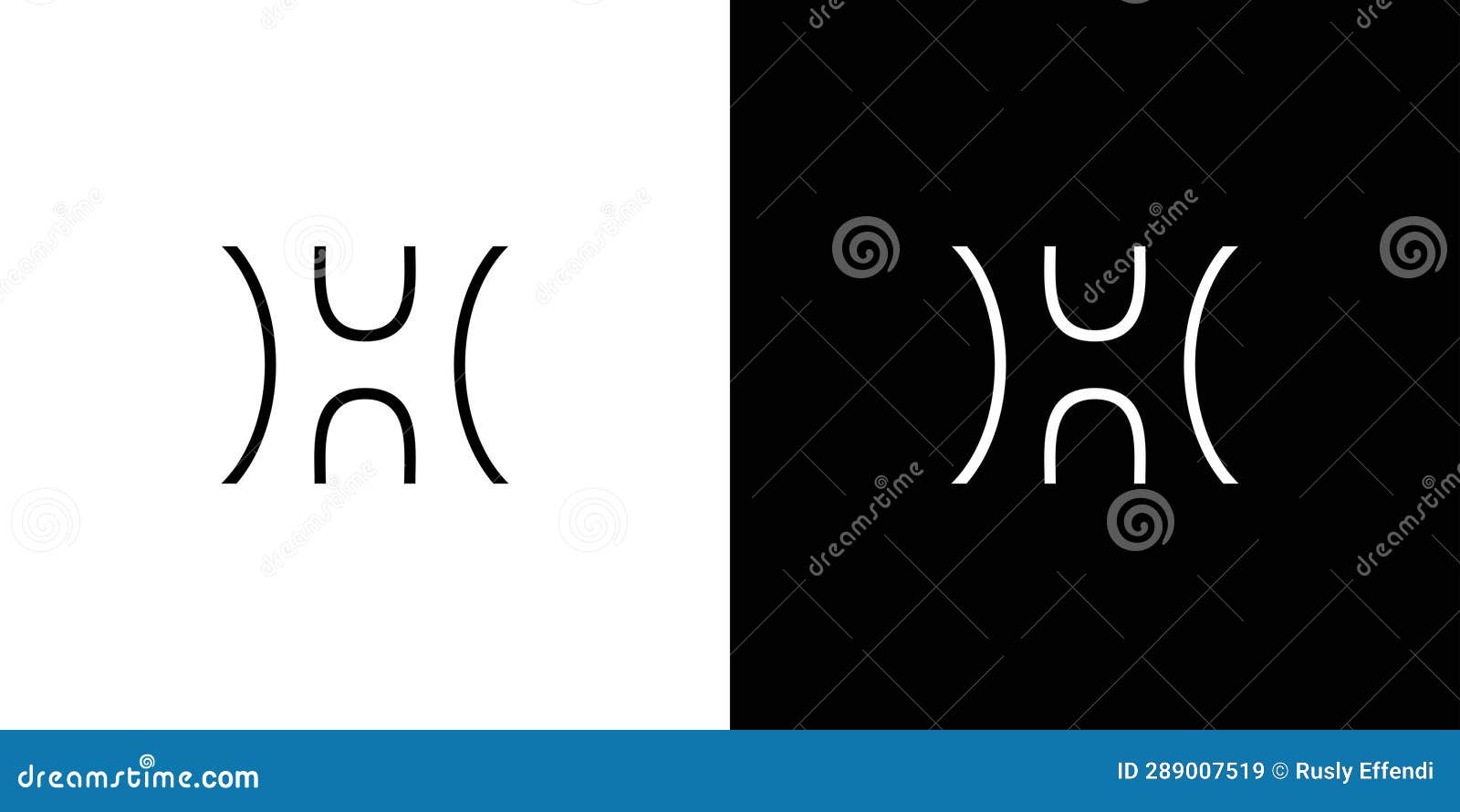 Modern and Unique H Logo Design Stock Vector - Illustration of internet ...