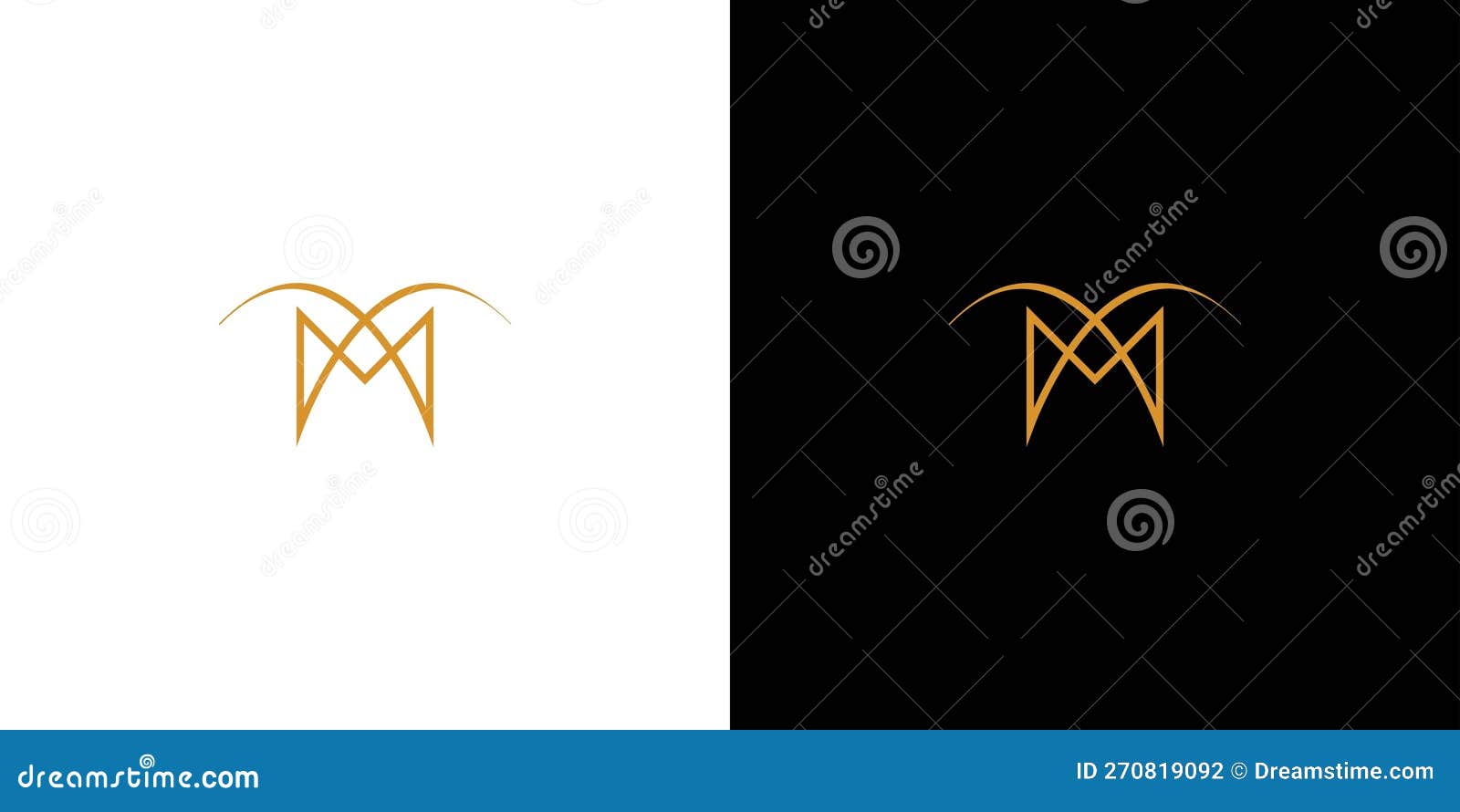 Modern and Elegant Letter M Initials Logo Design Stock Vector ...