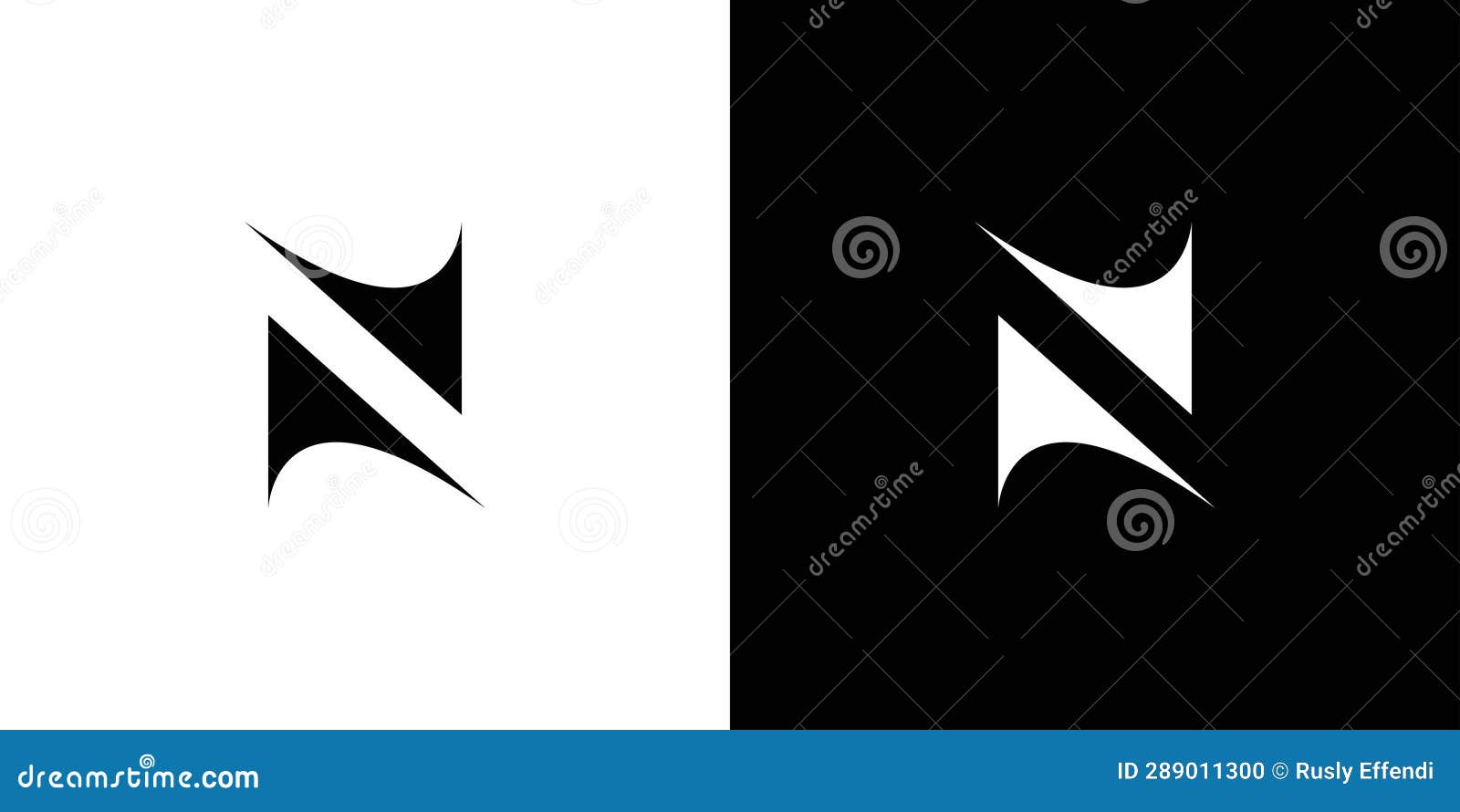 Modern and Unique N Logo Design Stock Vector - Illustration of company ...