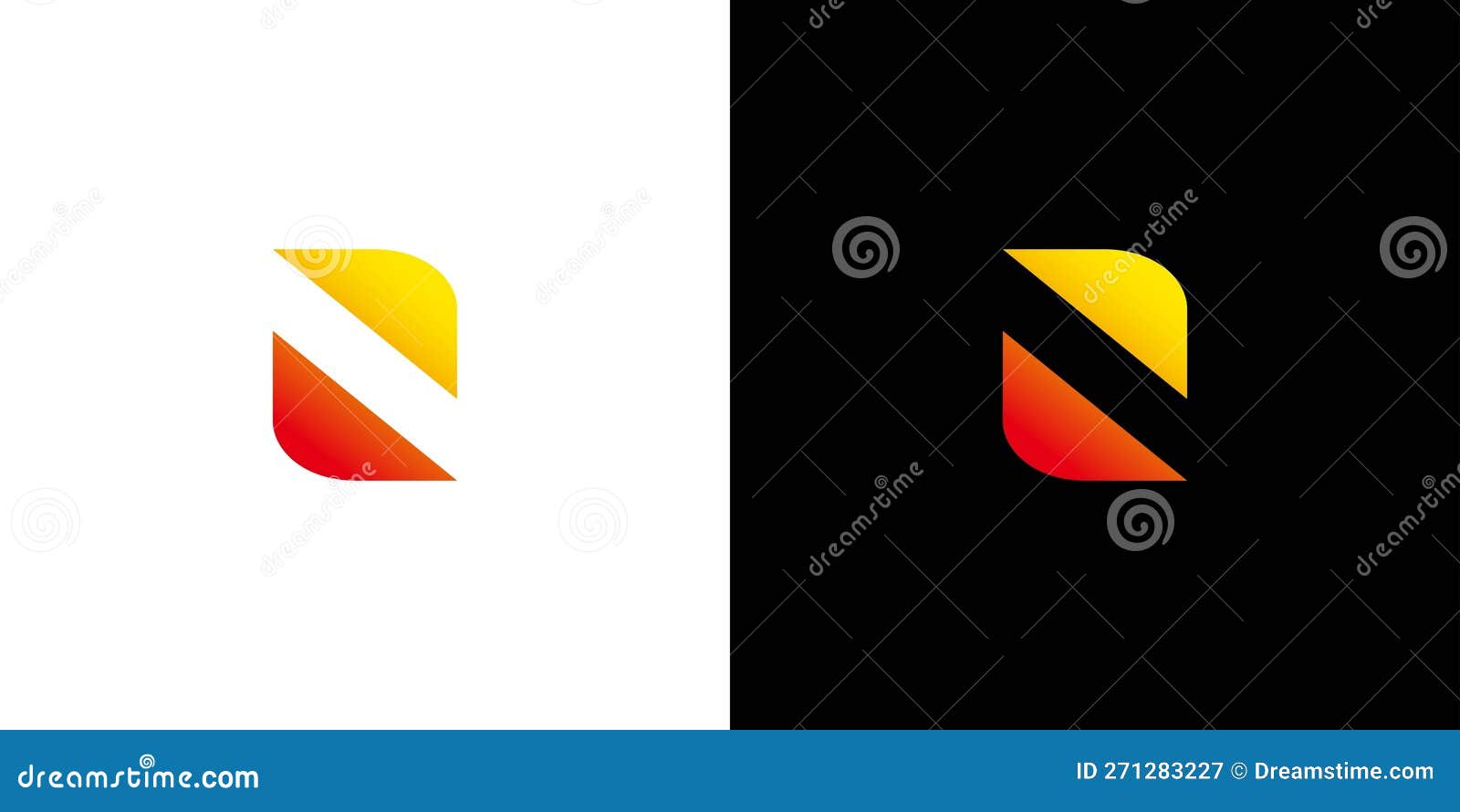 Modern and Unique N Logo Design Stock Vector - Illustration of letter ...