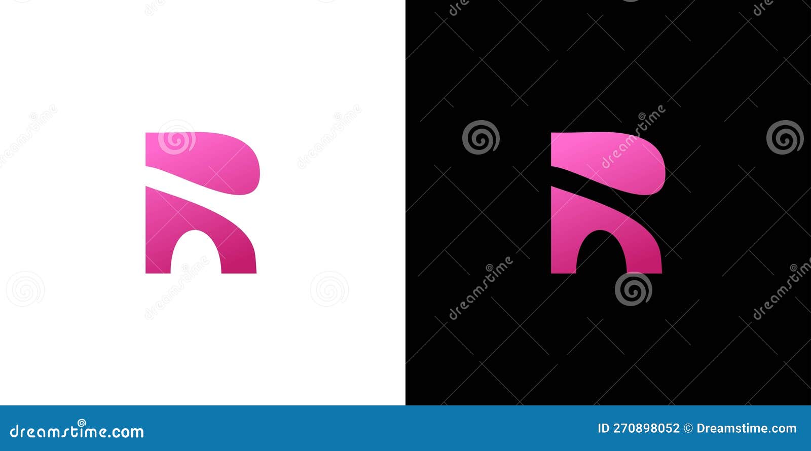 Modern and Sophisticated Letter R Initials Logo Design Stock Vector ...