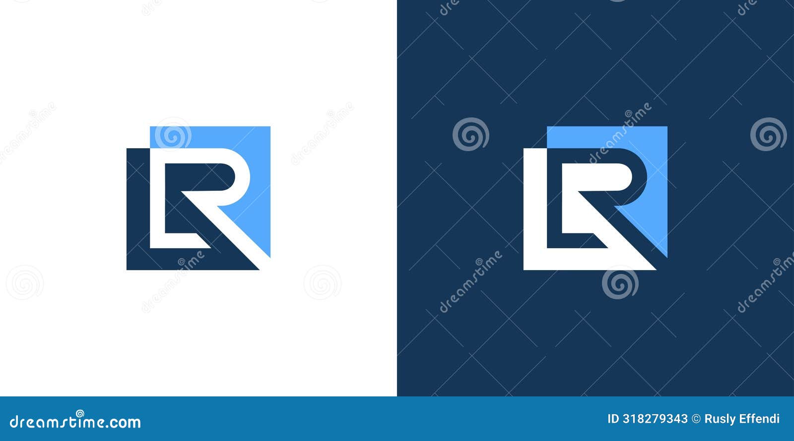 Modern and Unique R Logo Design. Stock Vector - Illustration of ...