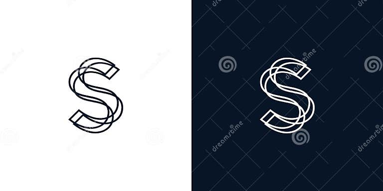 Modern and Unique S Logo Design Stock Vector - Illustration of abstract ...