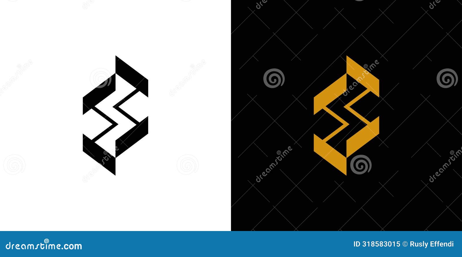Modern and Unique S Logo Design Stock Vector - Illustration of company ...