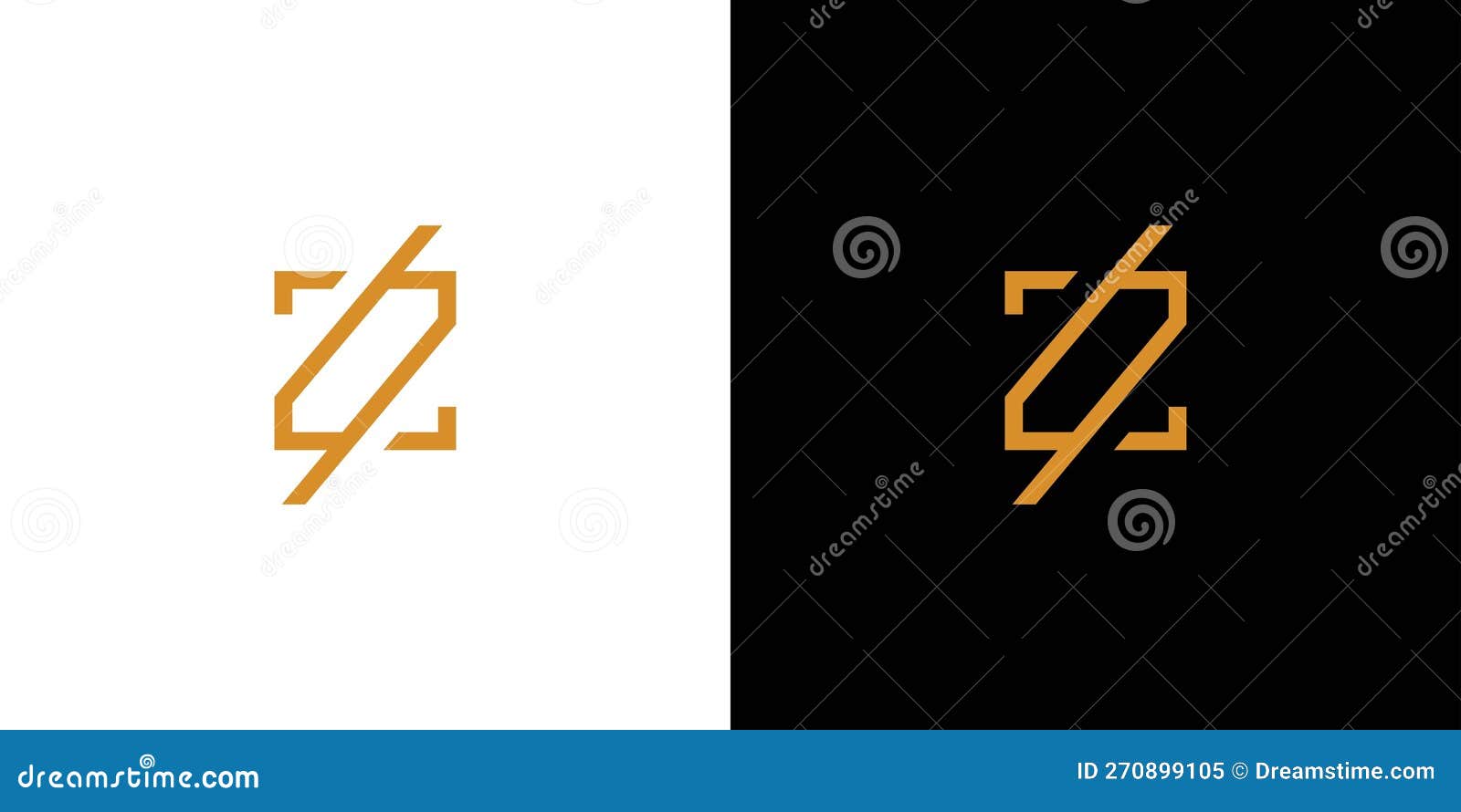 Modern and Sophisticated Letter Z Initials Logo Design Stock Vector ...