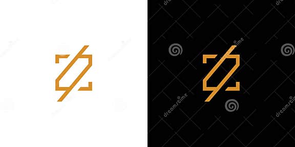 Modern and Sophisticated Letter Z Initials Logo Design Stock Vector ...
