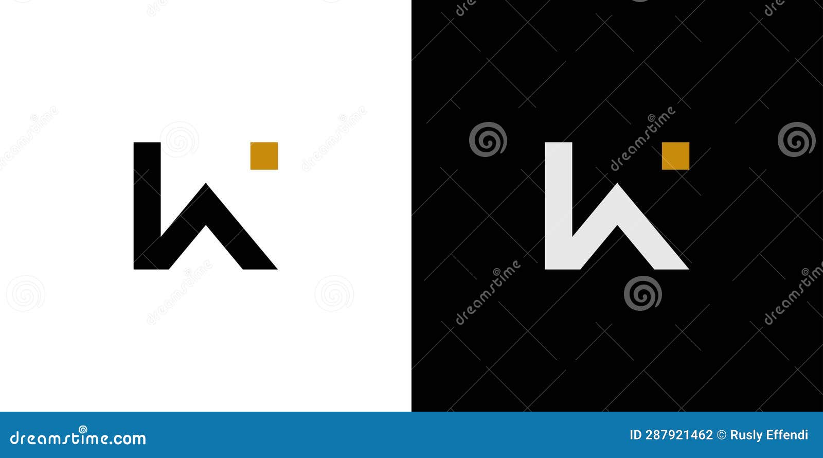 Modern and Unique W Logo Design Stock Vector - Illustration of logotype ...