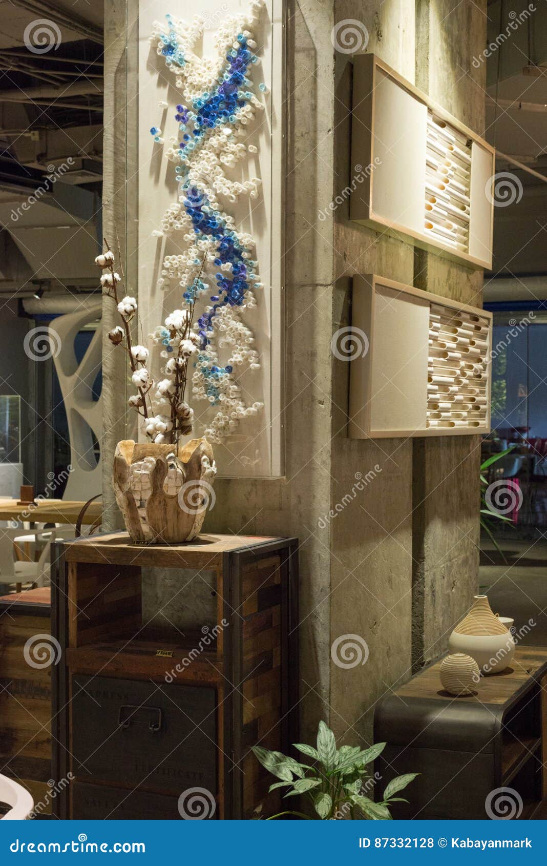 Modern Unique Wall Art with Unusual Design from Recycled Material Stock ...