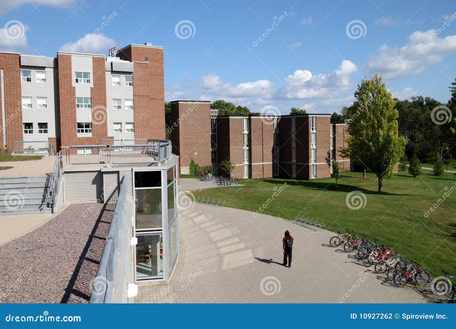 Modern University Science Building Stock Photo - Image of exterior ...