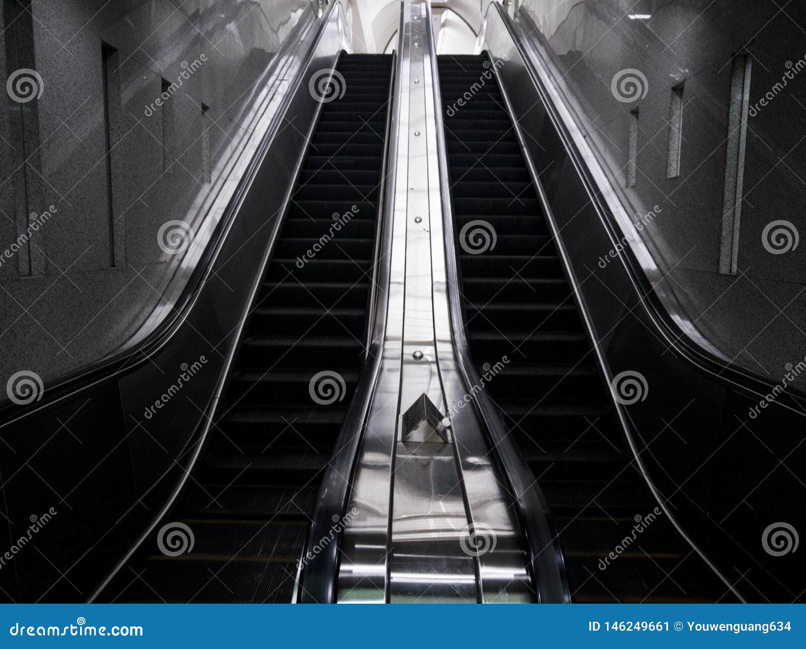Modern Up and Down Elevator Stock Image - Image of elevator, step ...