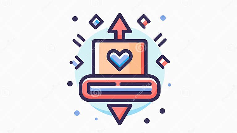 Modern Upload Success Icon for Basic Web Designs Stock Illustration ...