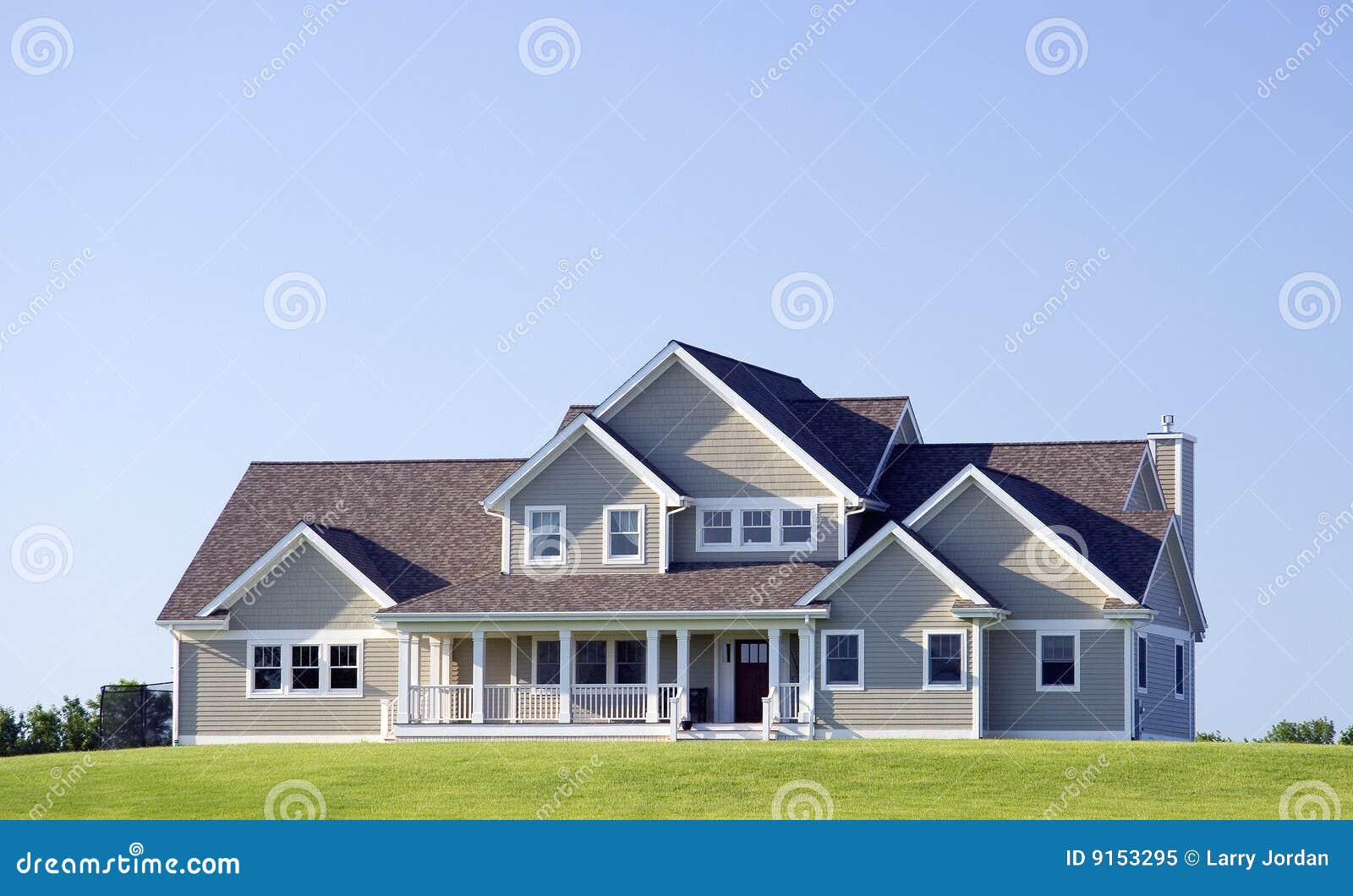 Modern Upscale Home stock image. Image of structure, lifestyle - 9153295