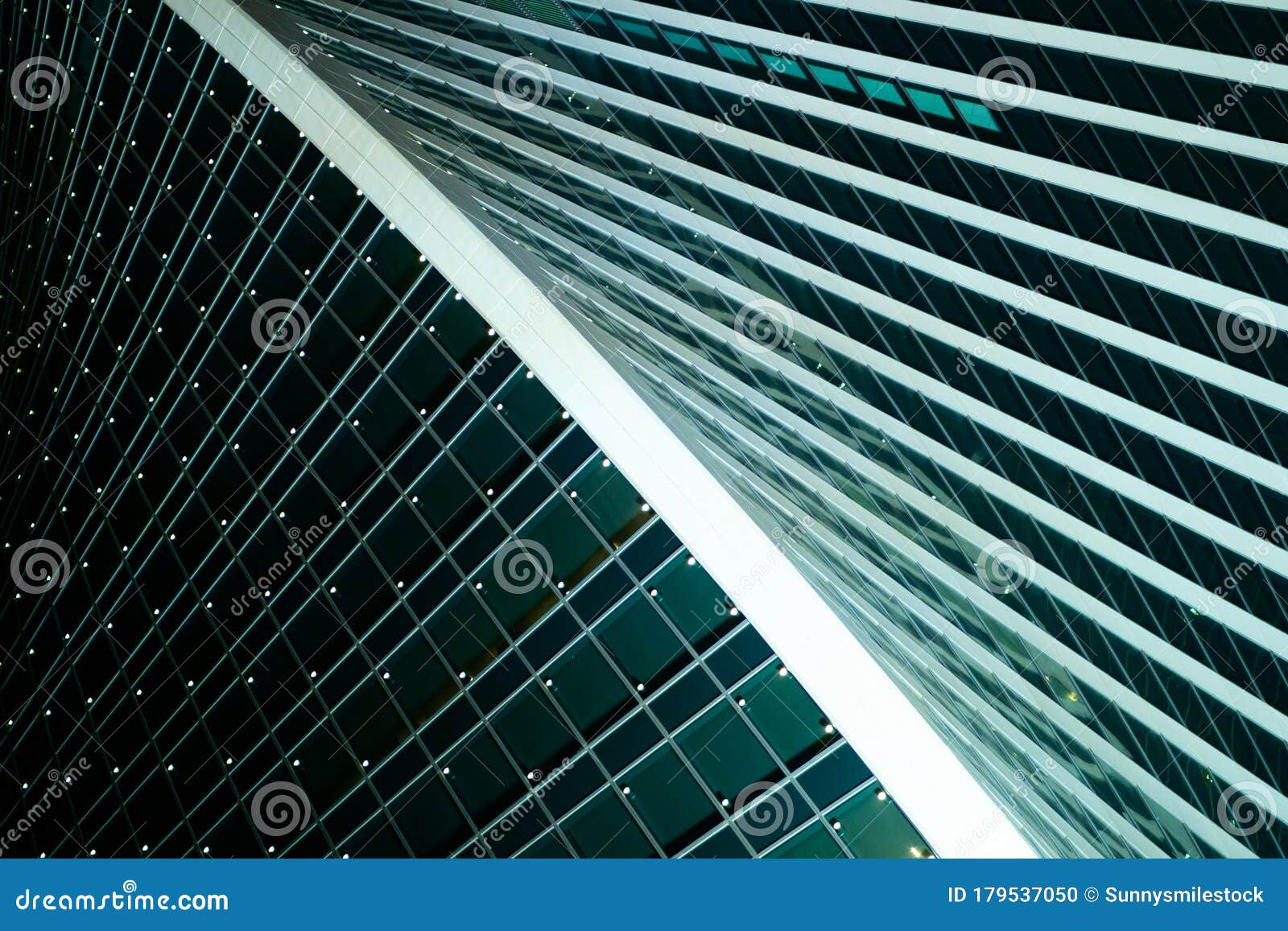 Modern Urban Architecture. Geometric Pattern Structure. Large Panoramic ...