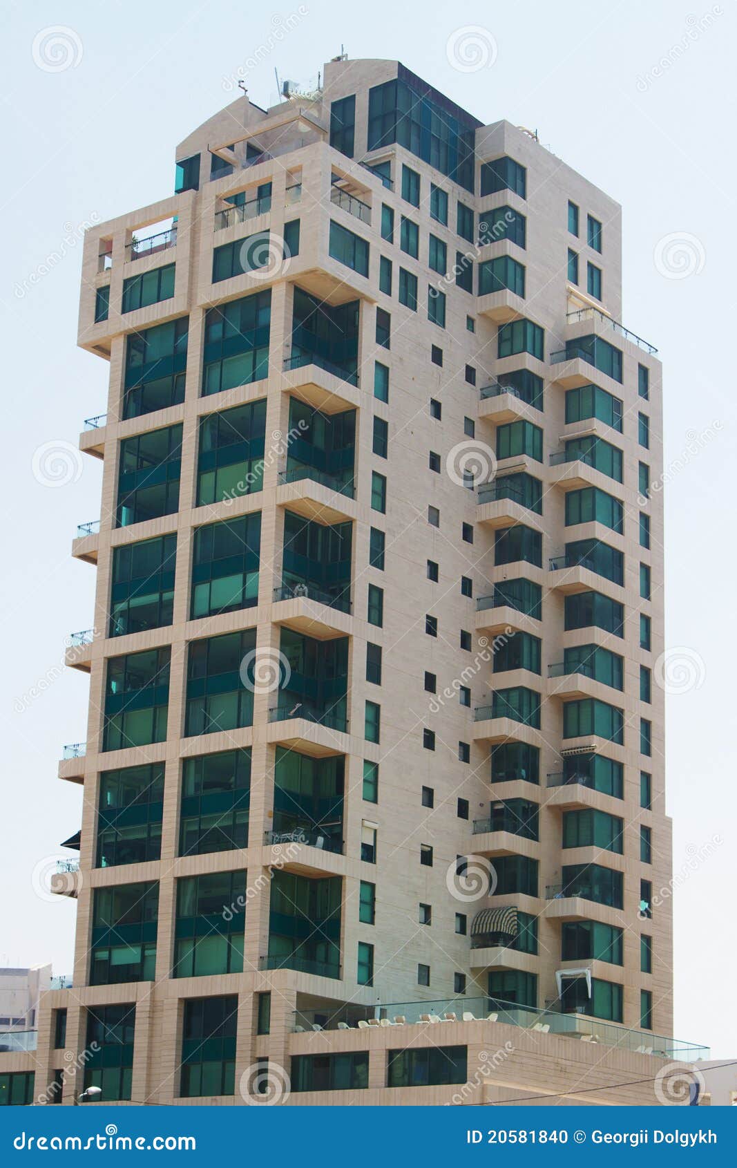 Modern Urban Building Exterior Stock Photo - Image of high ...