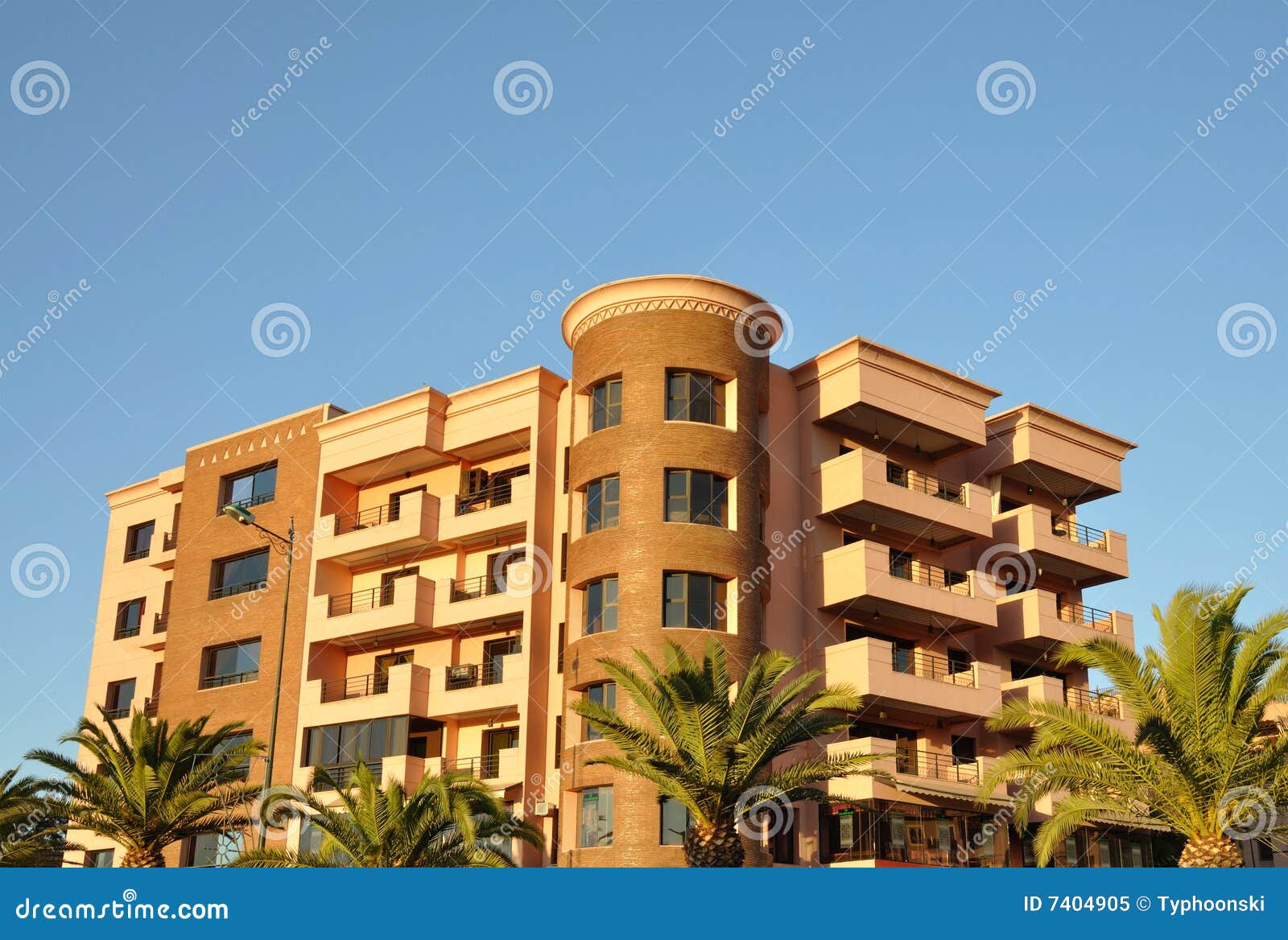 Modern Urban Building in Marrakech Stock Image - Image of morocco ...