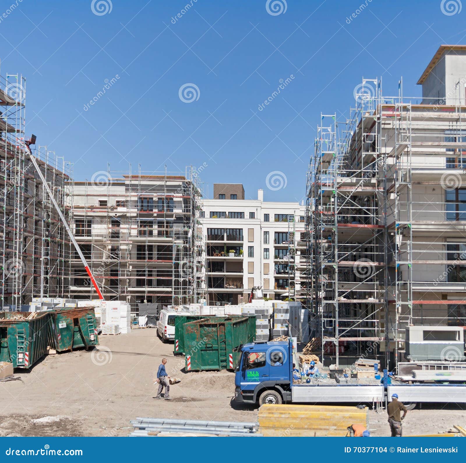 Modern Urban Building Under Construction Editorial Stock Image - Image ...