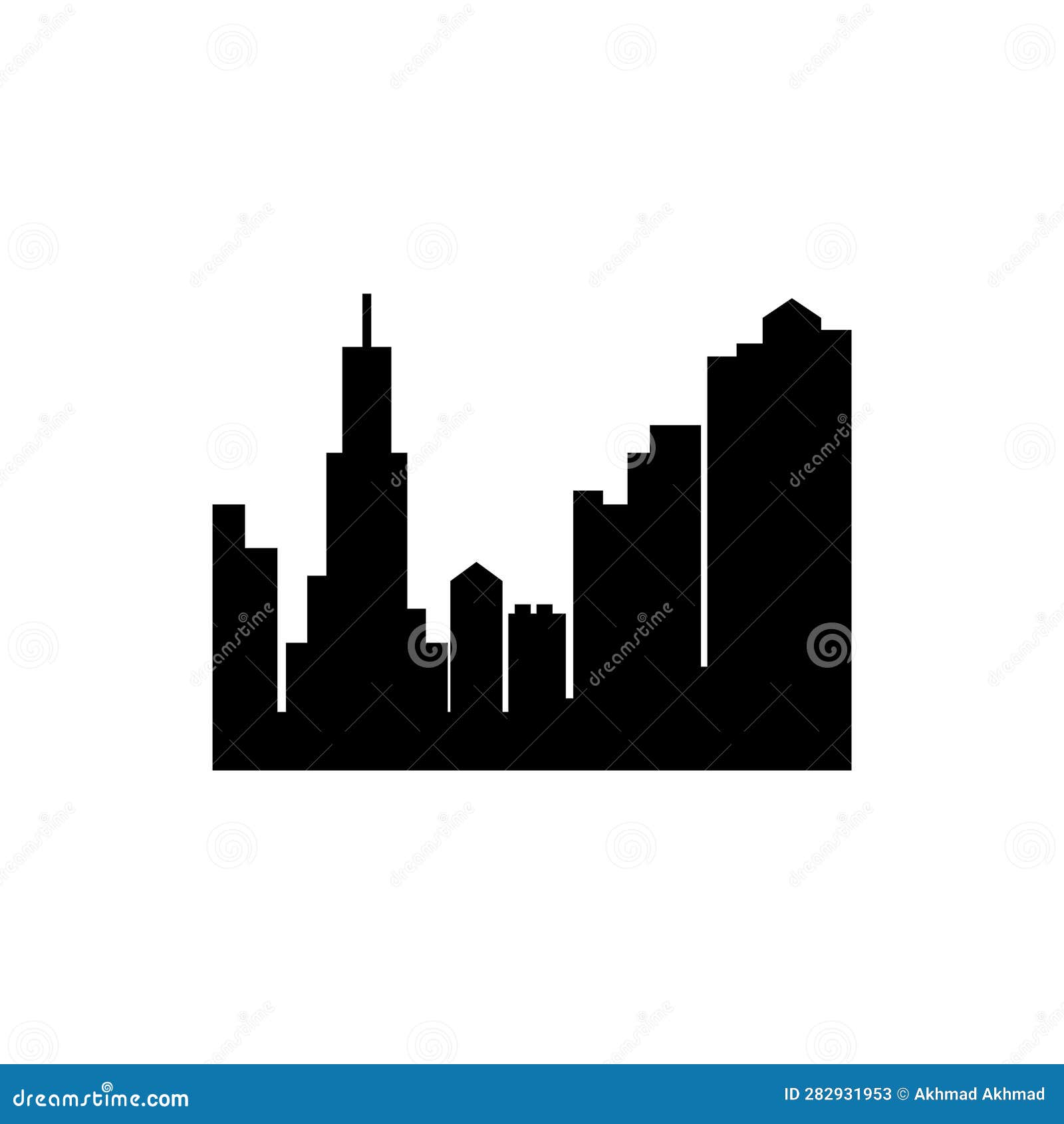 Modern urban icon stock vector. Illustration of roof - 282931953