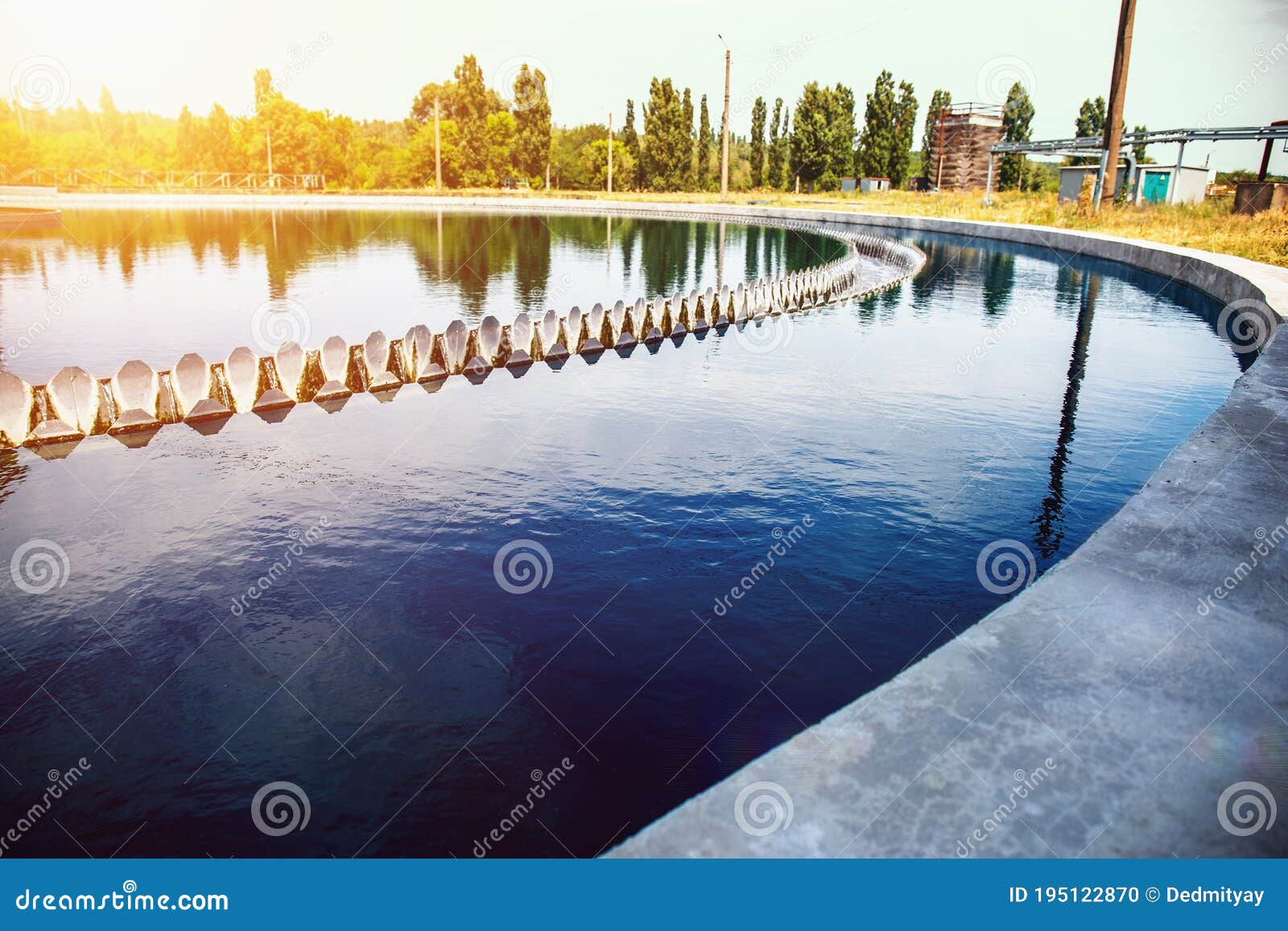 Modern Urban Wastewater Treatment Plant Reservoir Stock Photo - Image ... Modern Urban Wastewater Treatment Plant Reservoir Stock Photo - Image ...