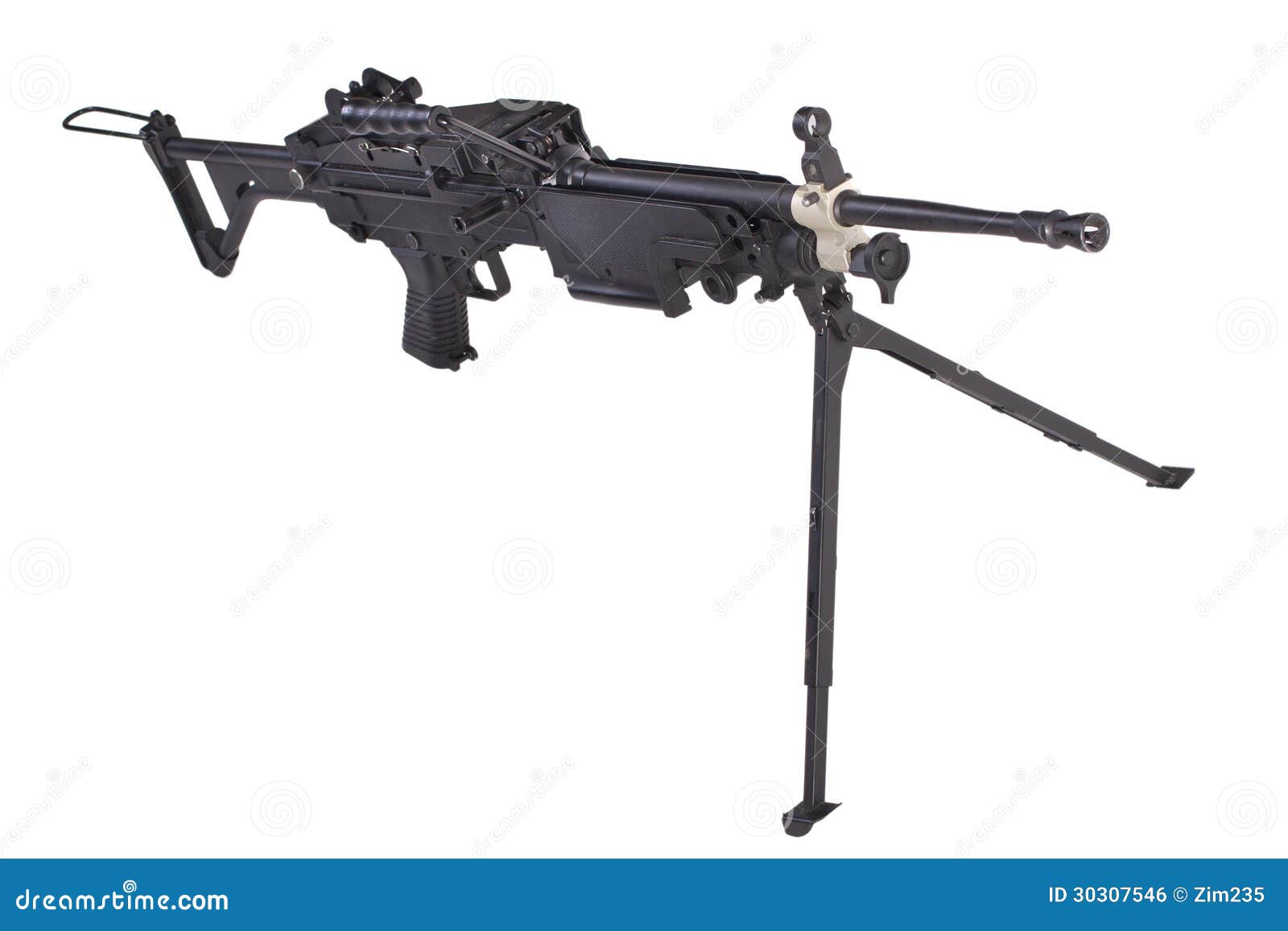 Modern us army machine gun stock photo. Image of strike - 30307546