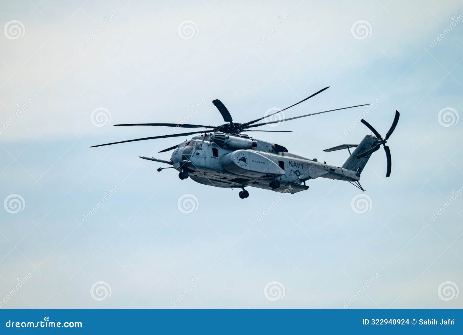 Modern US Navy Helicopter Flying in the Air Editorial Stock Image ...