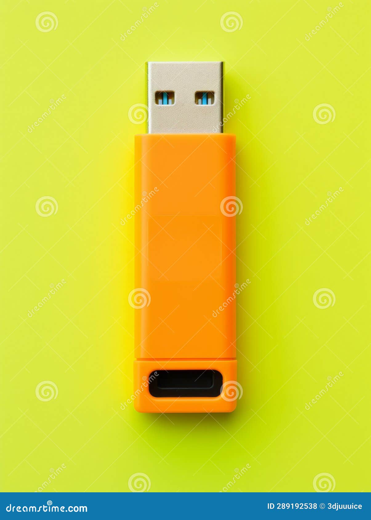 Modern USB Flash Drive Storage Device Vertical Illustration. Stock ...