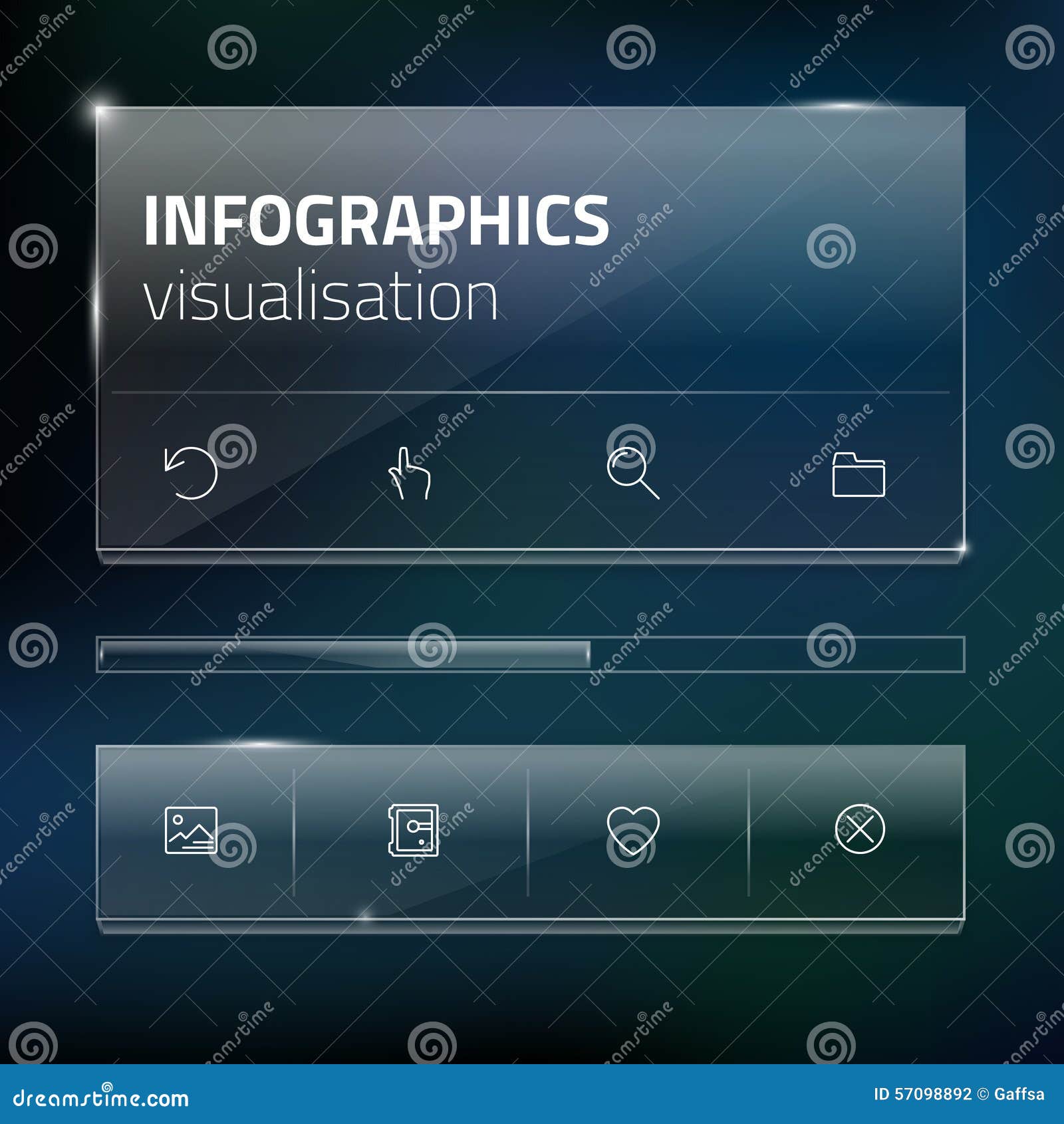 Modern User Interface Screen Template for Mobile Stock Vector ...