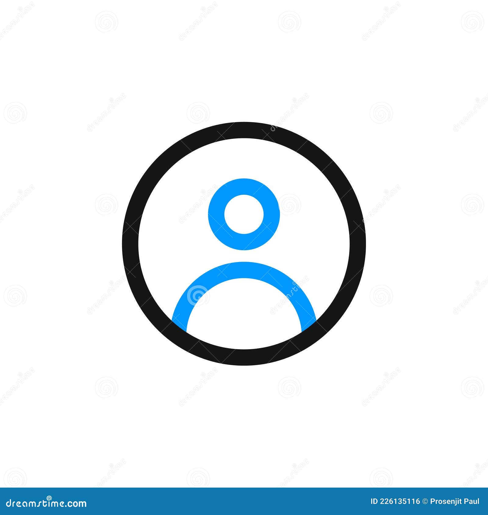 Modern User People Icon Vector Stock Vector - Illustration of symbol ...