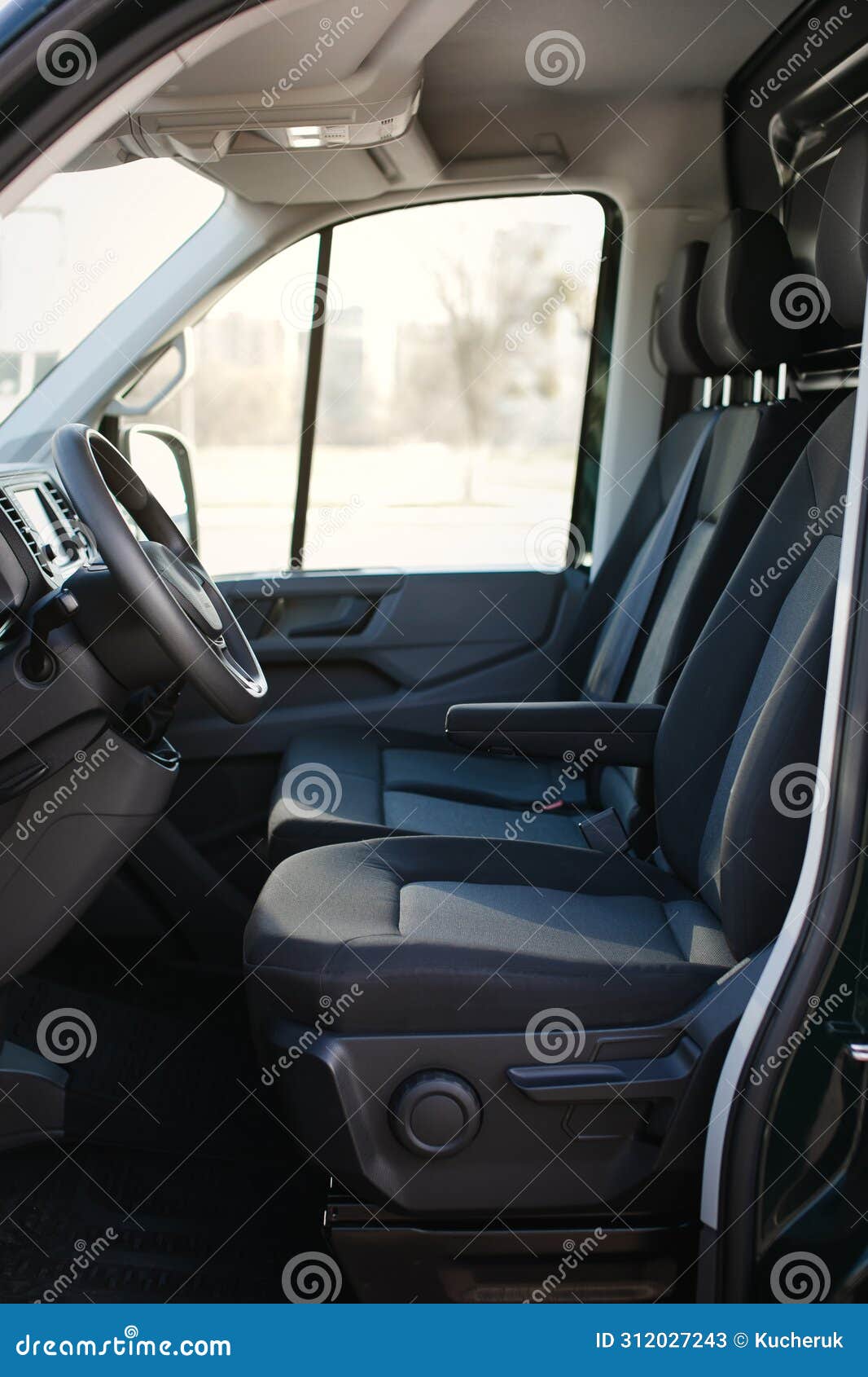 Modern Van Interior Cabin . Stock Image - Image of inside, vehicle ...