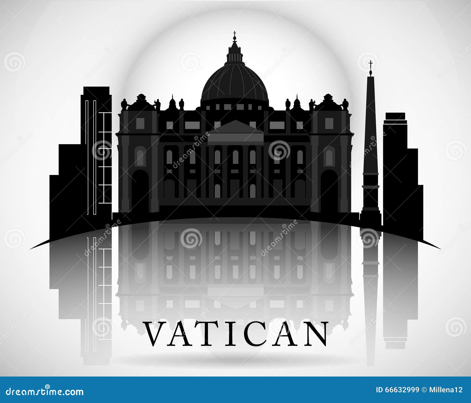 Vatican City State Political Map Vector Illustration | CartoonDealer ...