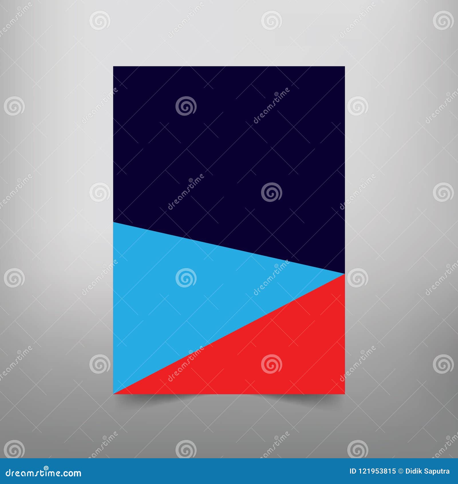 Modern Vector Abstract Book Cover Template. Vector of Modern Abstract ...