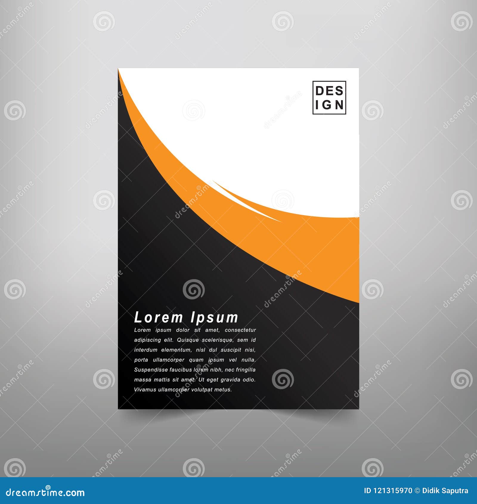 Modern Vector Abstract Book Cover Template. Vector of Modern Abstract ...