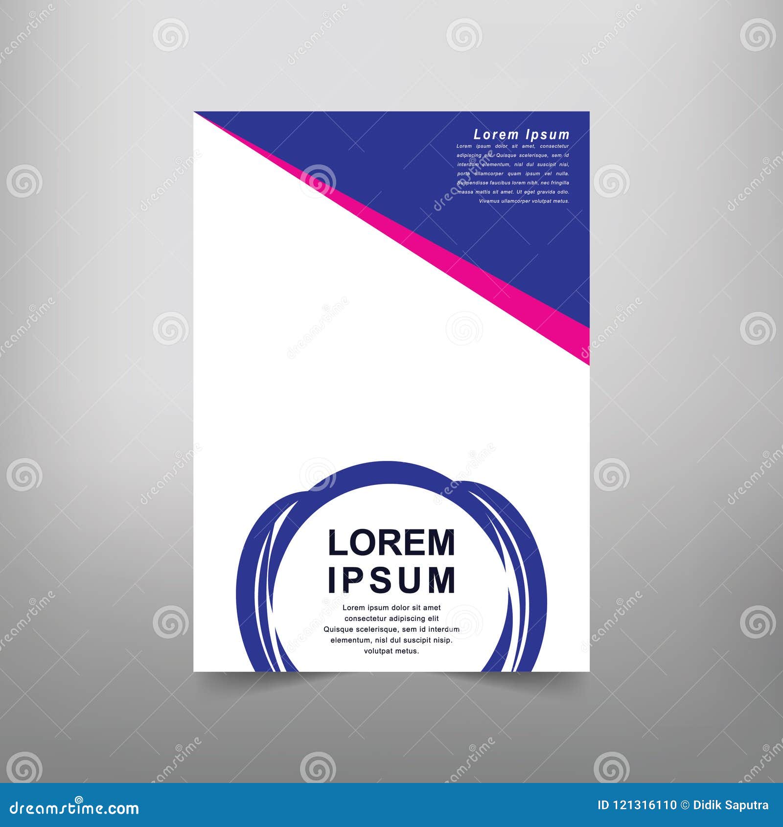 Modern Vector Abstract Book Cover Template. Vector of Modern Abstract ...