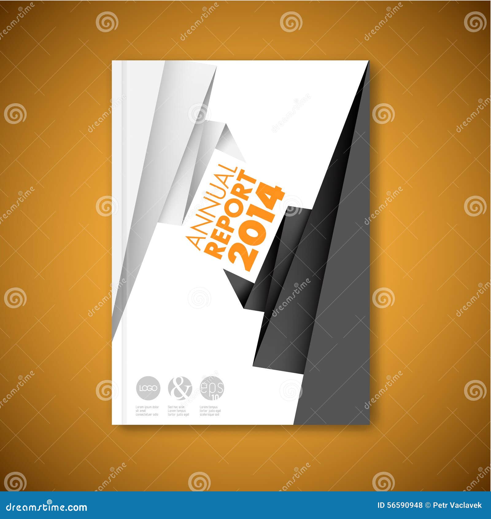 Modern Vector Abstract Brochure Design Template Stock Vector ...