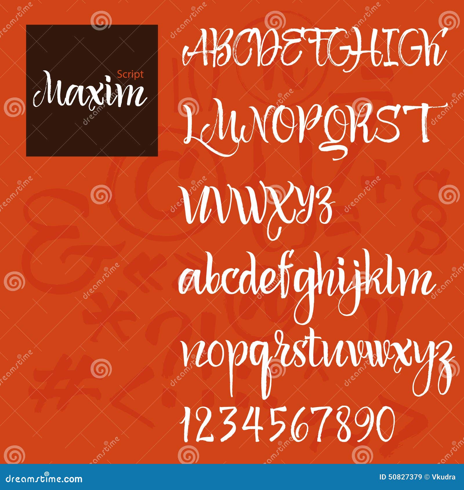 Modern Vector Alphabet. stock vector. Illustration of retro - 50827379